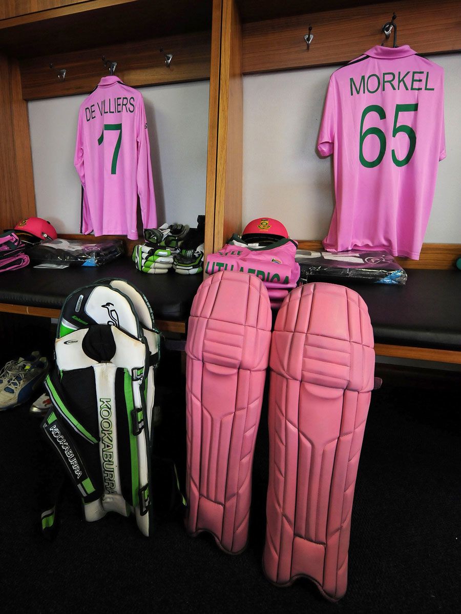 South Africa wore pink kits to raise awareness for breast cancer ...