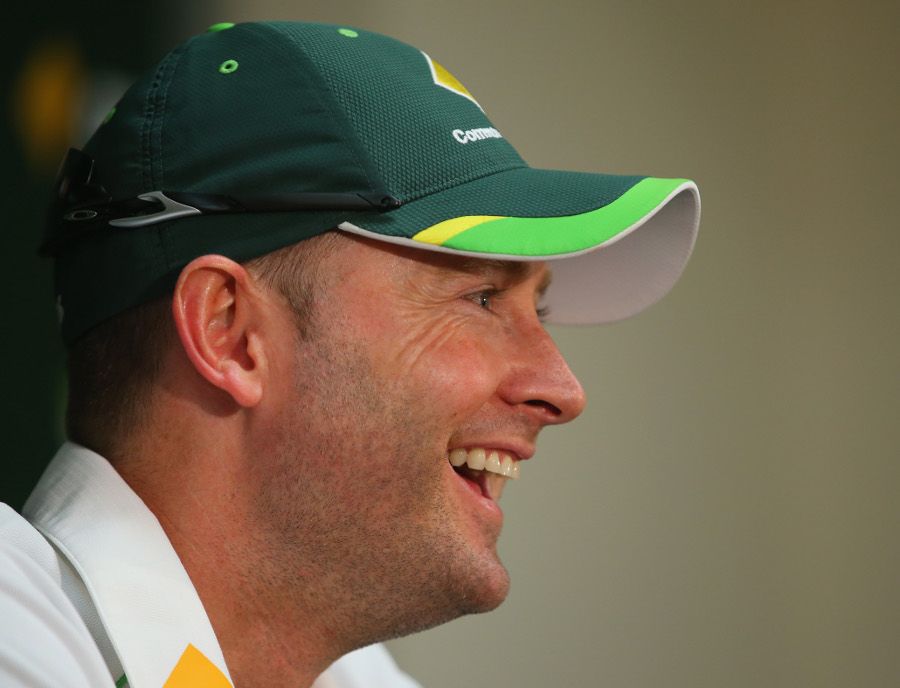 Michael Clarke had plenty to smile about ahead of his 100th Test ...