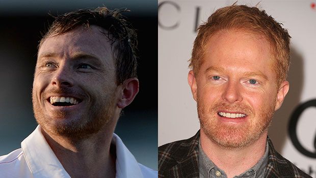 Composite: Ian Bell and Jesse Tyler Ferguson | ESPNcricinfo.com