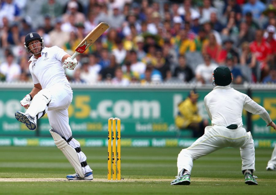 Tim Bresnan did not survive his first delivery of the second day ...