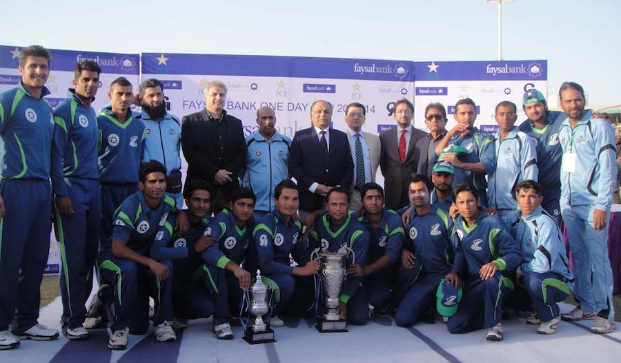 Karachi Dolphins with the trophy after winning the final | ESPNcricinfo.com