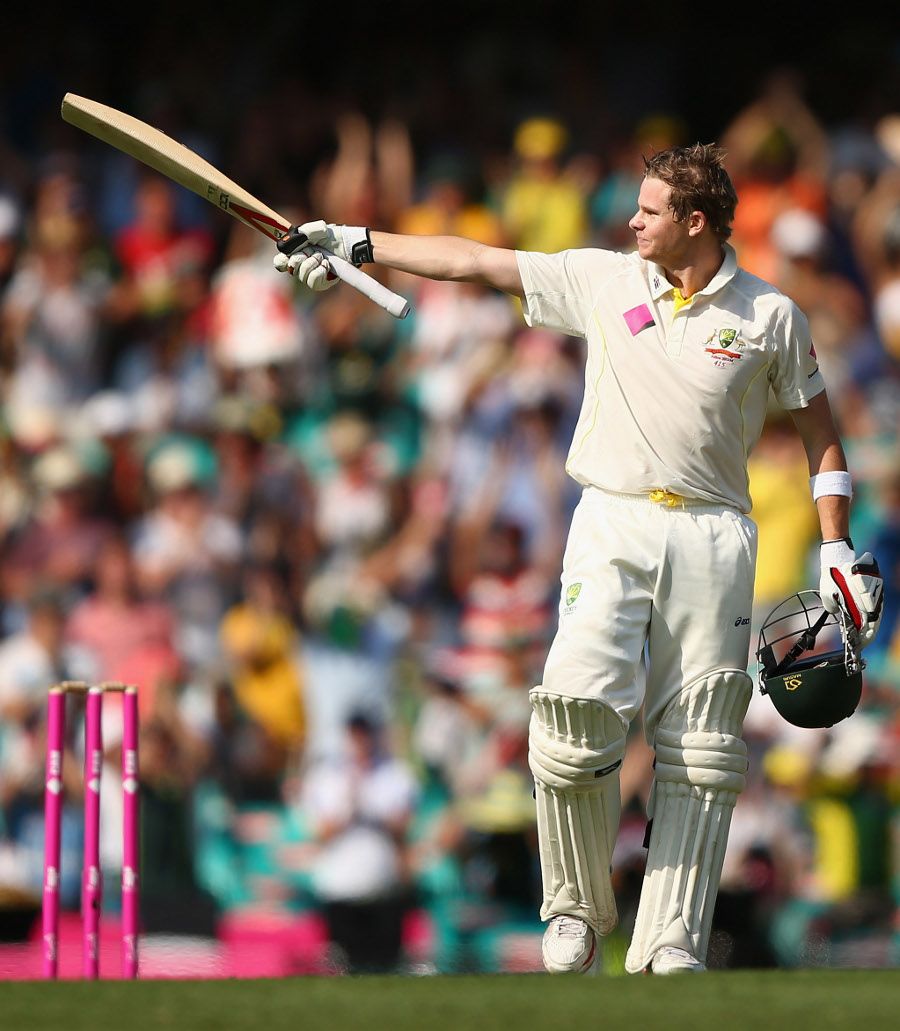 Steven Smith celebrates his second hundred of the series | ESPNcricinfo.com