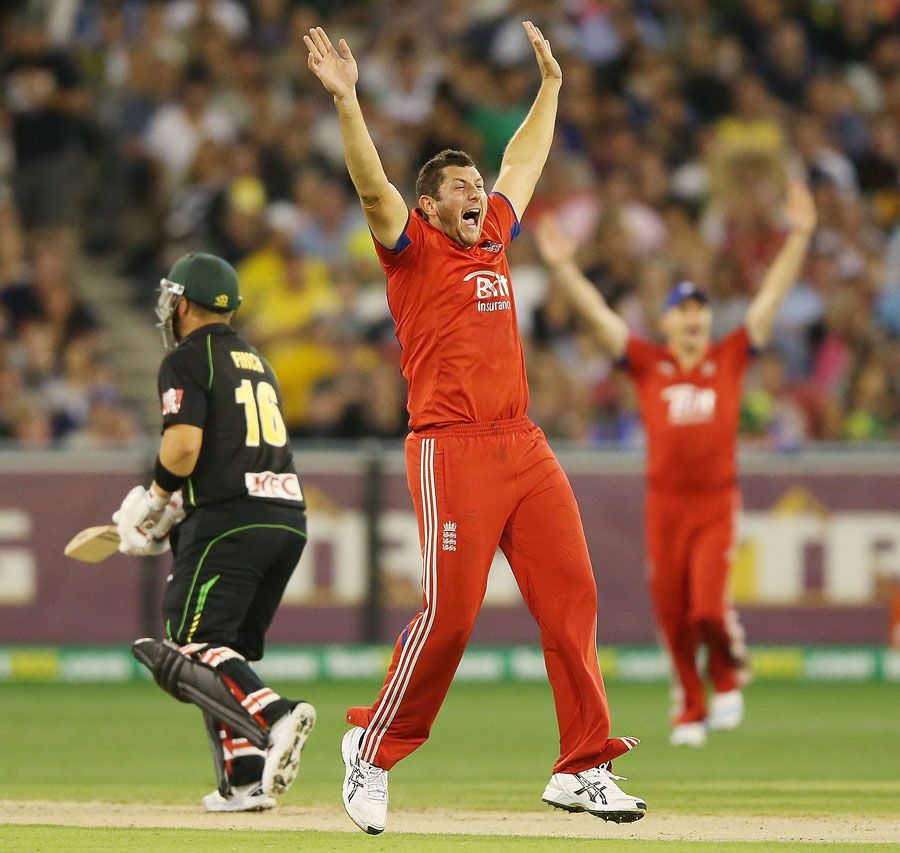 Tim Bresnan struck to remove Aaron Finch | ESPNcricinfo.com