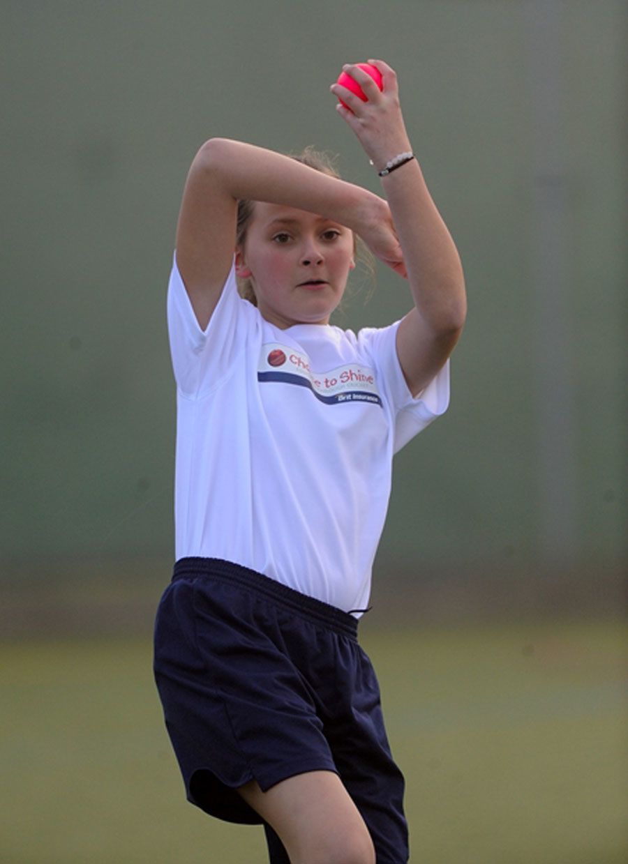 Lillie Edwards takes part in the Chance to Shine programme ...