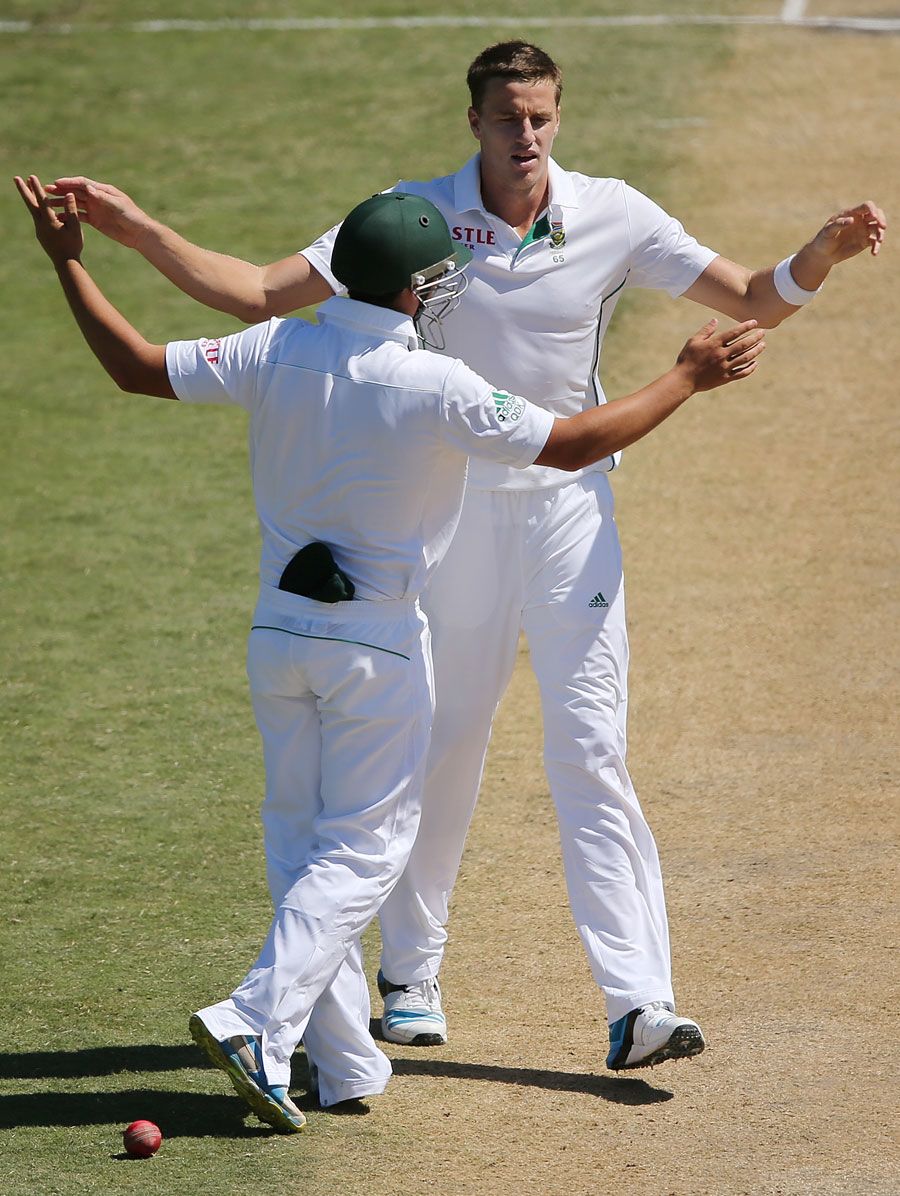 Morne Morkel was rewarded with a wicket for his consistency ...