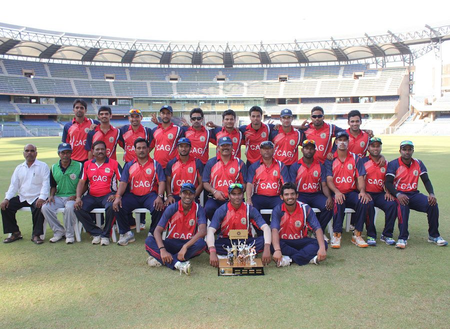 The CAG team with the BCCI Corporate Trophy | ESPNcricinfo.com