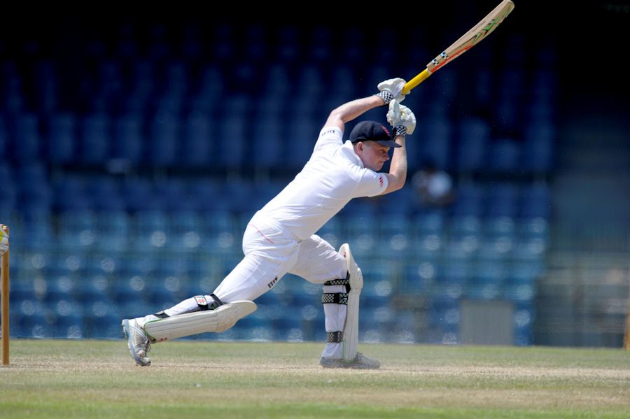 Sam Robson drives down the ground | ESPNcricinfo.com