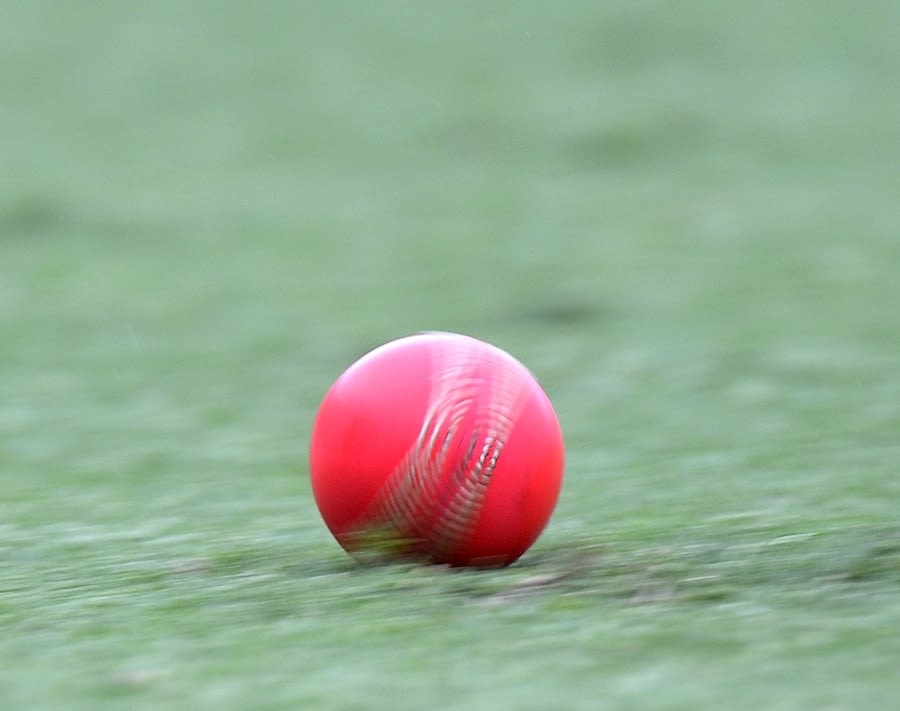 The pink ball rolls across the Gabba outfield | ESPNcricinfo.com