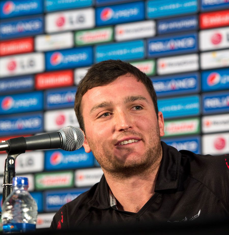A relaxed Jamie Atkinson during Hong Kong's press conference ...