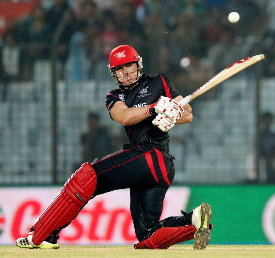 Jamie Atkinson slaps one to the leg side | ESPNcricinfo.com