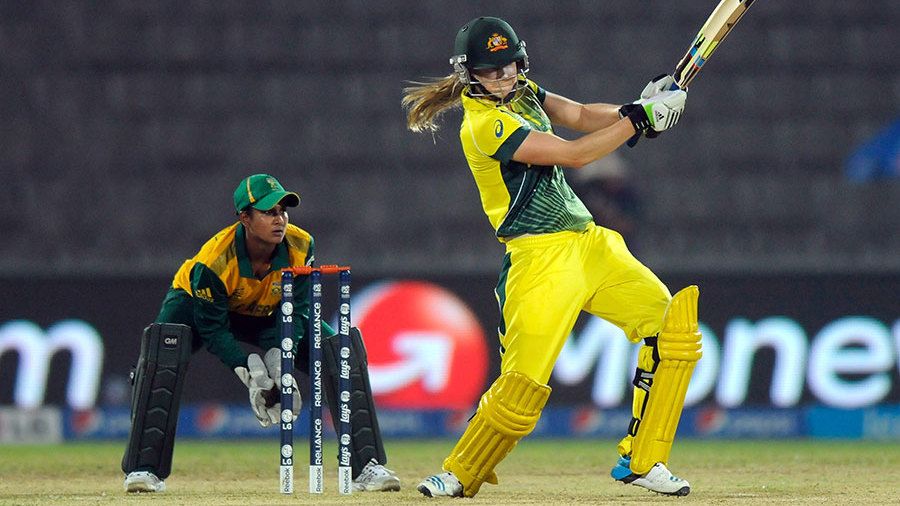 AUS Women beat SA Women, AUS Women won by 6 wickets (with 8 balls ...
