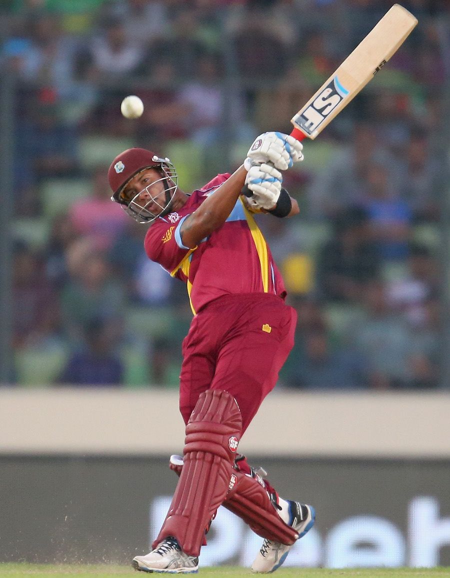 Lendl Simmons drills one down the ground | ESPNcricinfo.com