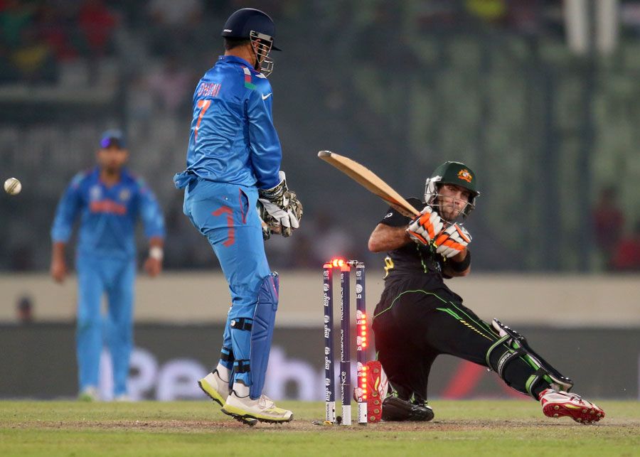 Glenn Maxwell was bowled playing a reverse sweep | ESPNcricinfo.com