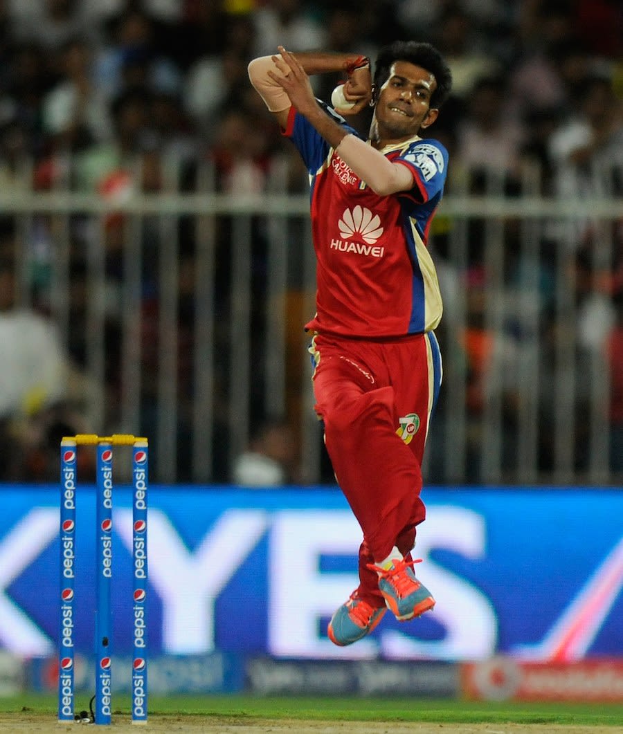 Legspinner Yuzvendra Chahal in delivery stride | ESPNcricinfo.com