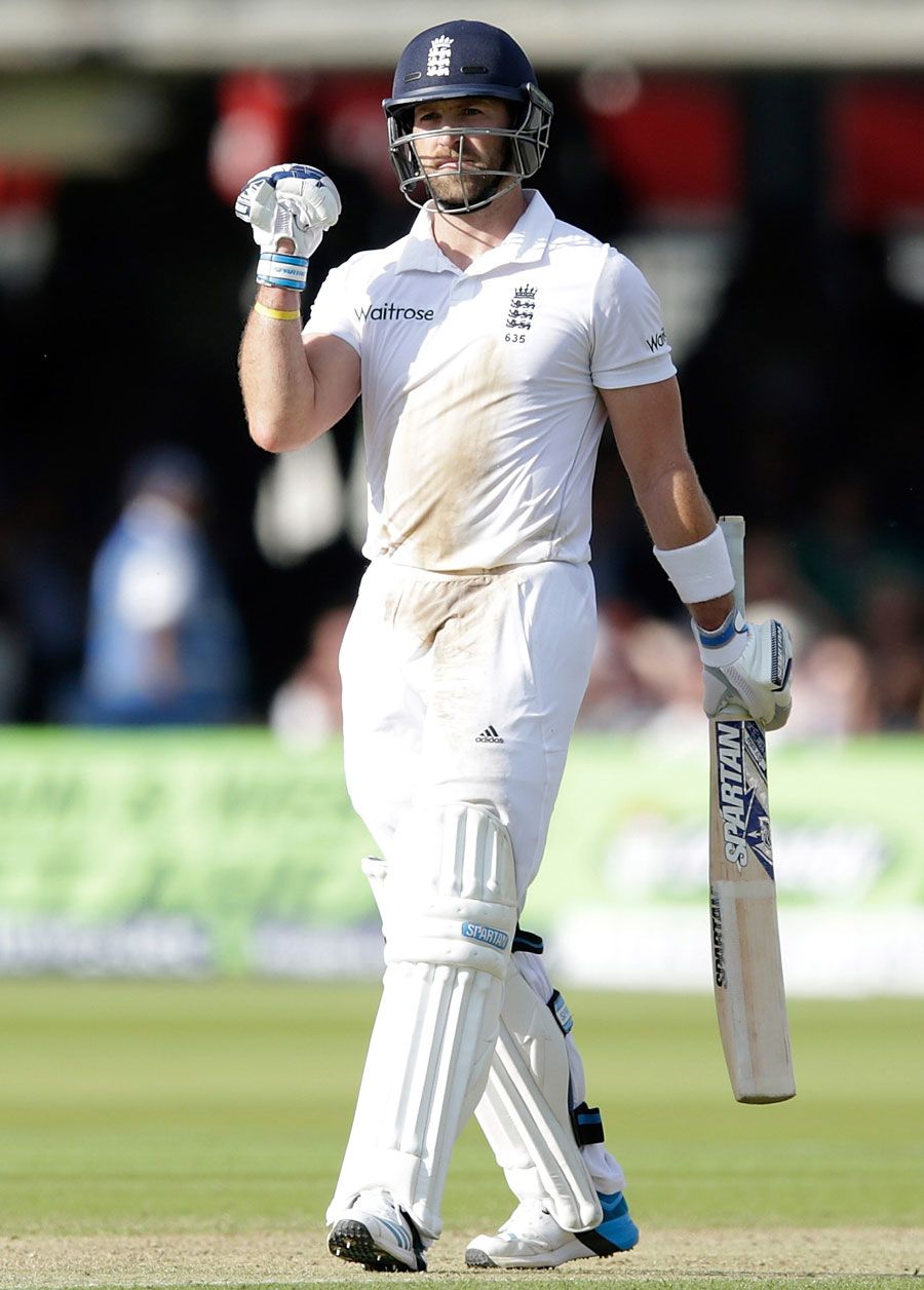 Matt Prior showed relief and delight on reaching fifty | ESPNcricinfo.com