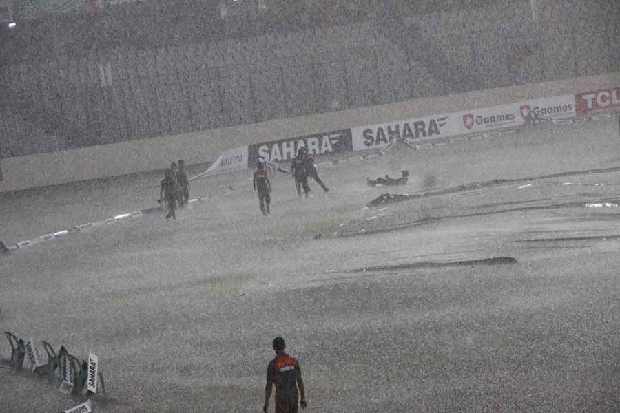 Heavy rain in Mirpur interrupted play | ESPNcricinfo.com