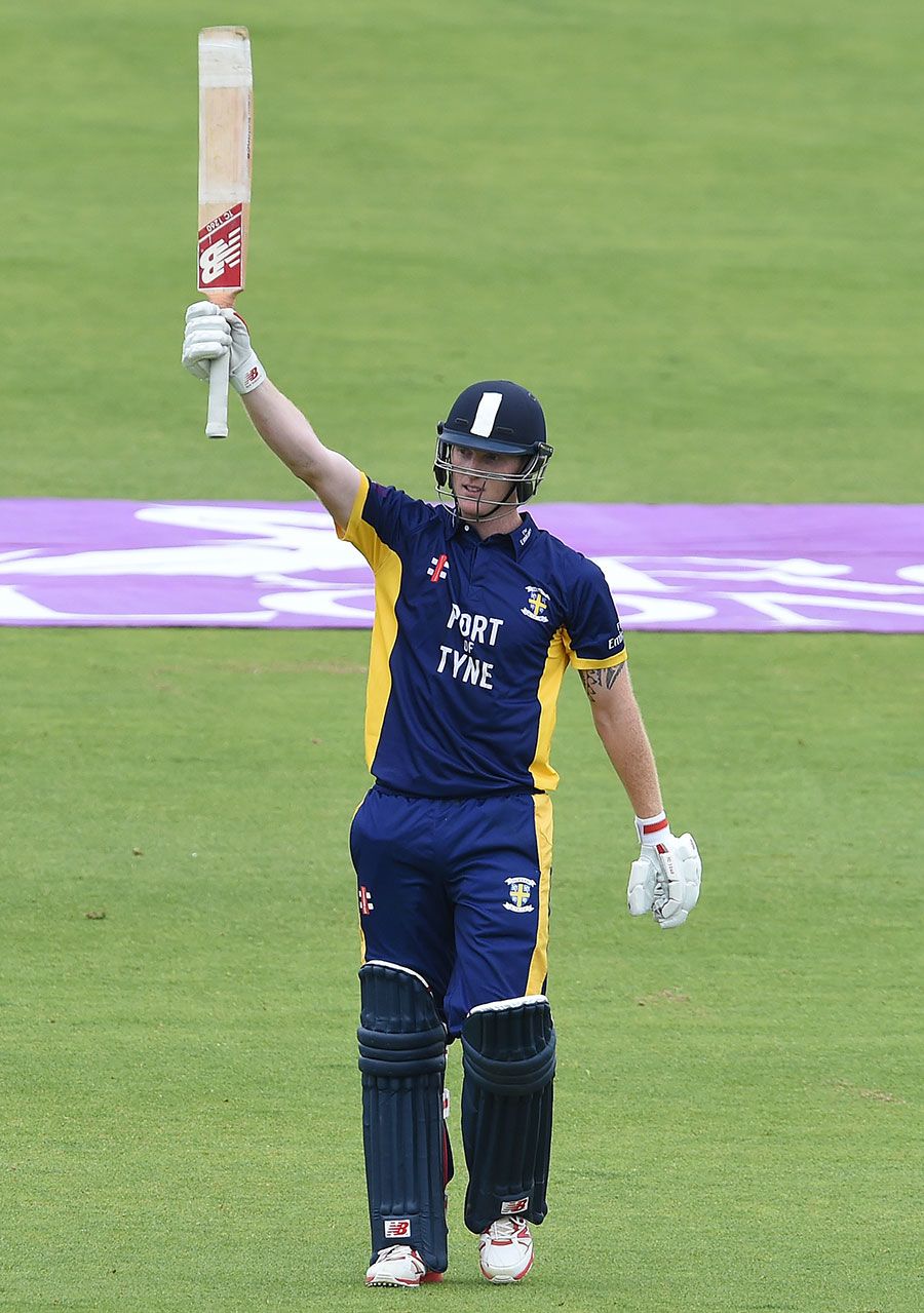 Ben Stokes celebrates his splendid century | ESPNcricinfo.com