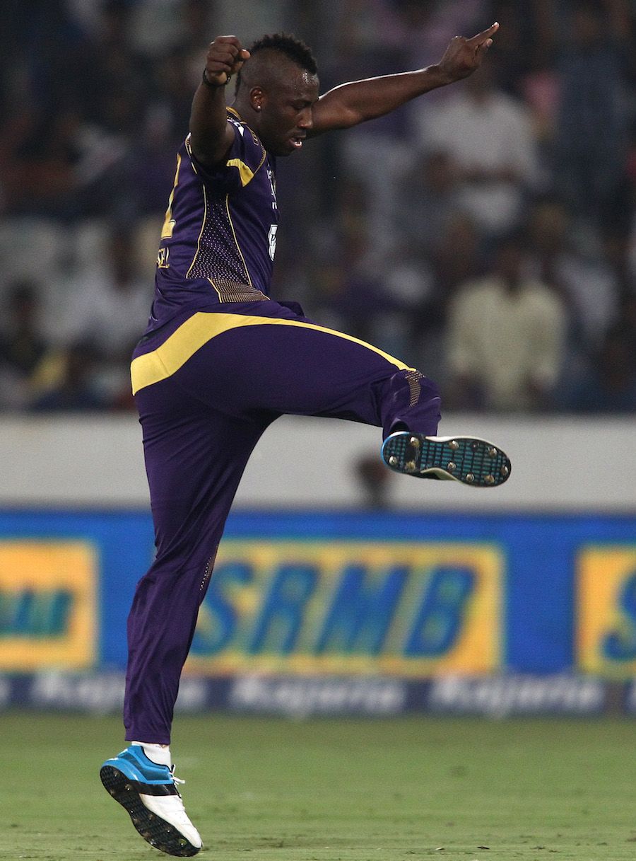 Andre Russell celebrates the wicket of Cody Chetty | ESPNcricinfo.com