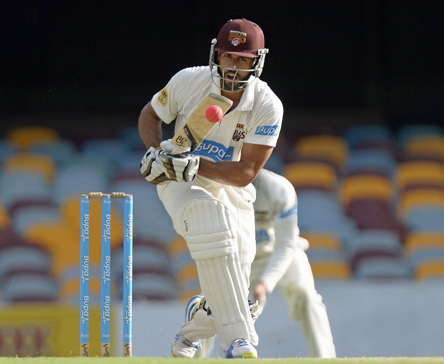 Dom Michael plays towards the leg side | ESPNcricinfo.com