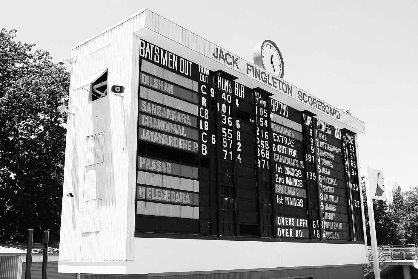 The Jack Fingleton manual scoreboard | ESPNcricinfo.com