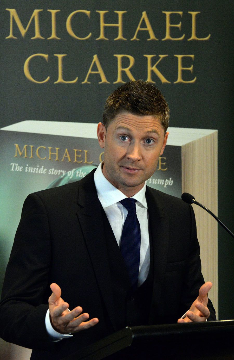 Michael Clarke at the launch of his book Captains Diary | ESPNcricinfo.com