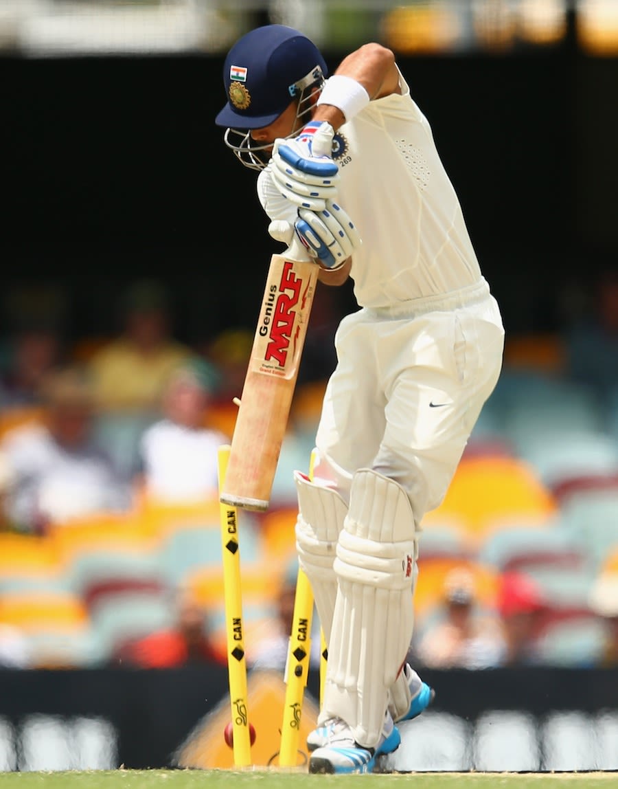 Virat Kohli was bowled off the inside edge | ESPNcricinfo.com