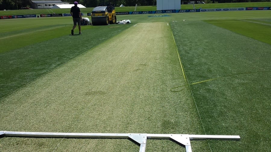 A green Hagley Oval pitch two days out from Boxing day | ESPNcricinfo.com