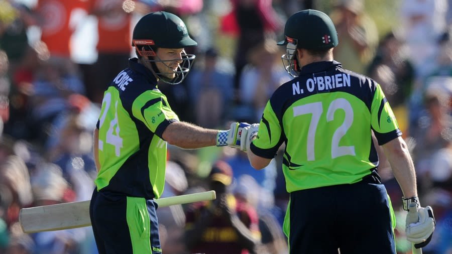 IRE vs WI Cricket Scorecard, 5th Match, Pool B at Nelson, February 16, 2015