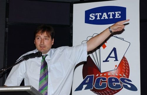 Guest speaker Rutherford speaks. Auckland Cricket Association awards ...