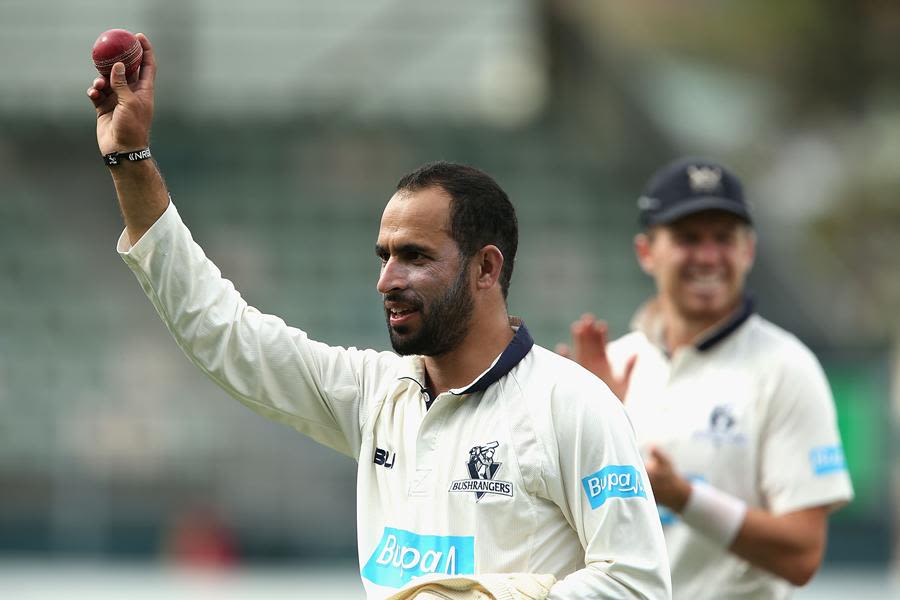 Fawad Ahmed celebrates | ESPNcricinfo.com