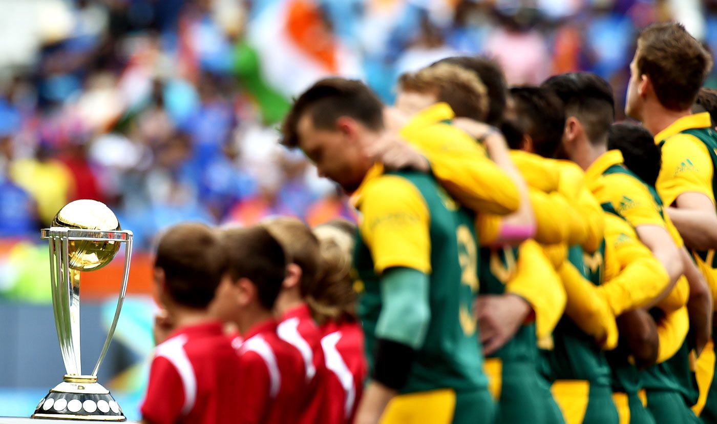 South Africa stand for the national anthems | ESPNcricinfo.com