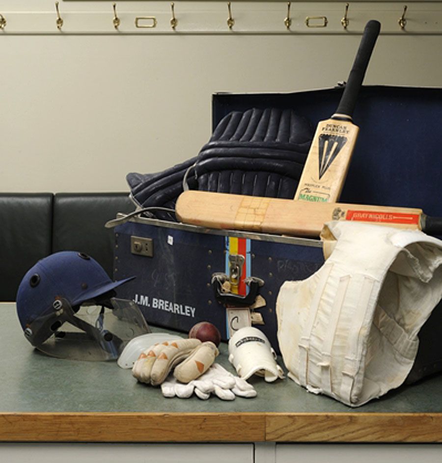 Mike Brearley's cricket trunk at the MCC museum | ESPNcricinfo.com