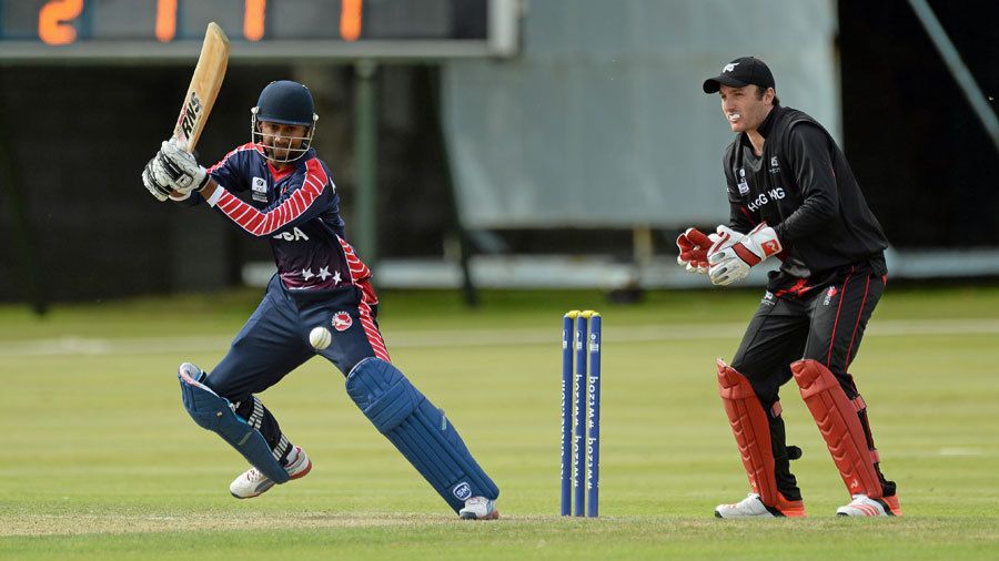 HKG vs USA Cricket Scorecard, 38th Match, Group A at Dublin, July 18, 2015