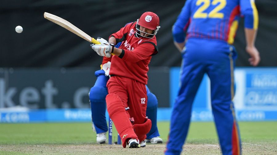 Cricket Photos - NAM vs OMA, 4th Qualifying Play-off Pictures
