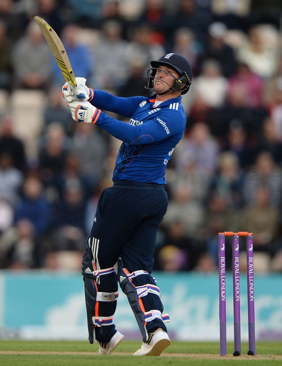 Jason Roy watches a hook shot sail off his bat | ESPNcricinfo.com