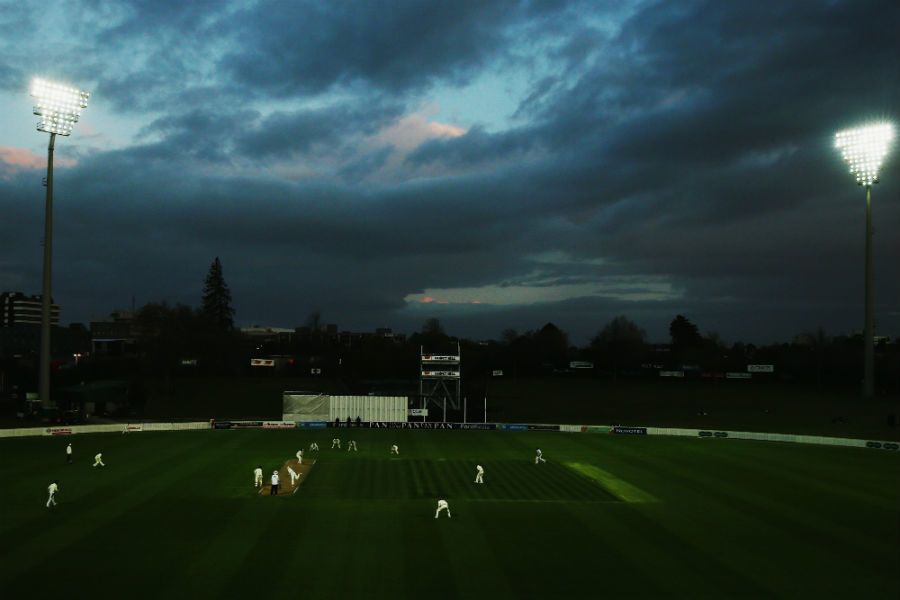 New Zealand prepare for day-night cricket with a night training game at ...