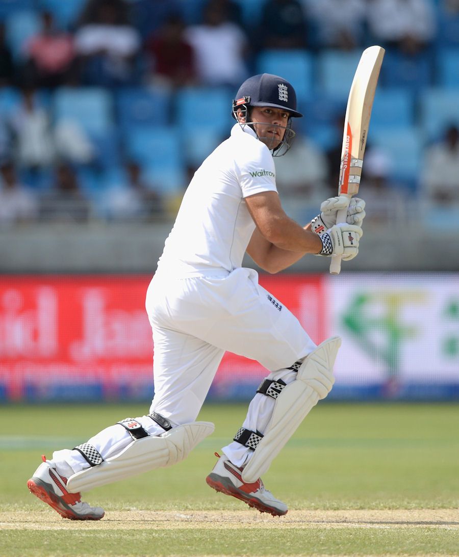 Alastair Cook had quite an act to follow after his Abu Dhabi marathon ...