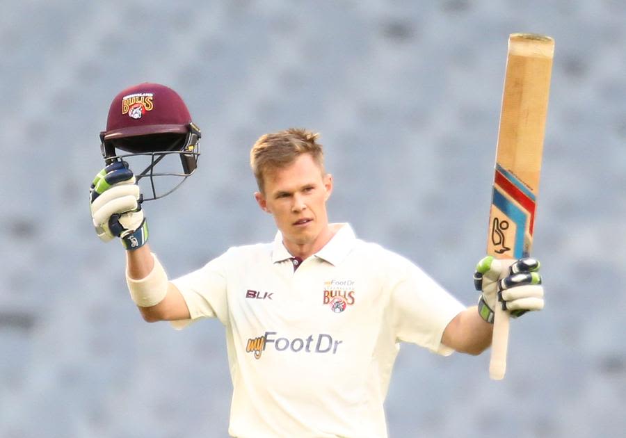 Scott Henry celebrates his hundred | ESPNcricinfo.com