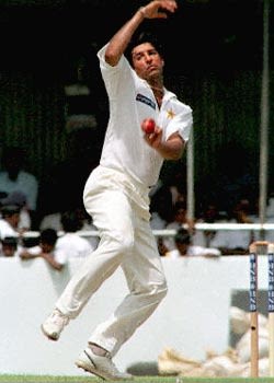 Wasim Akram about to deliver the ball | ESPNcricinfo.com