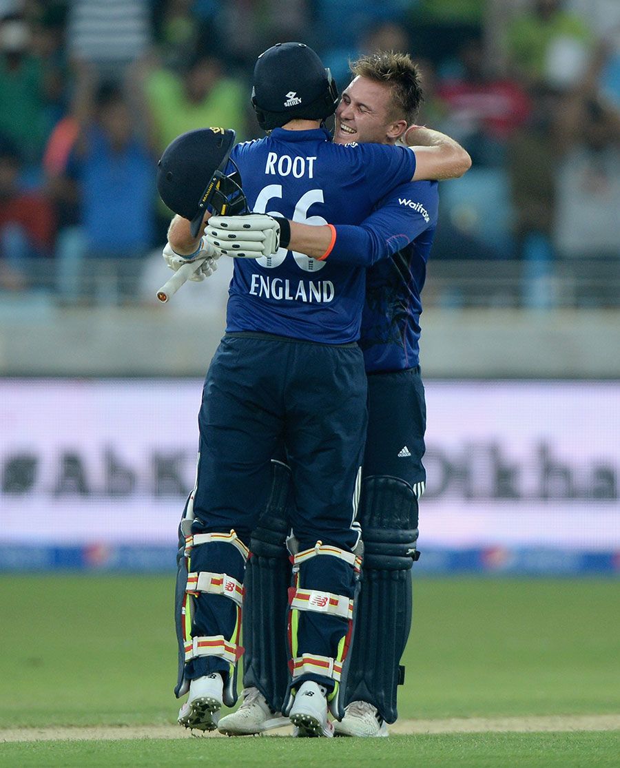 Jason Roy and Joe Root added 140 for England's second wicket ...