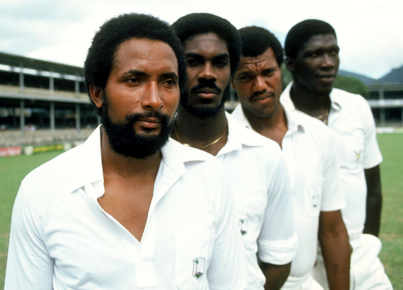 Andy Roberts, Michael Holding, Colin Croft and Joel Garner ...