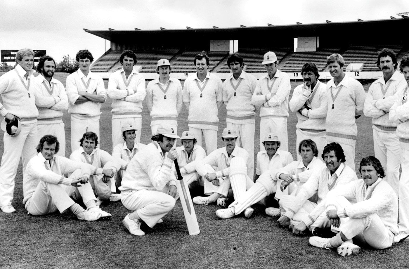The World Series Cricket Australia team at St Kilda Football ground in ...