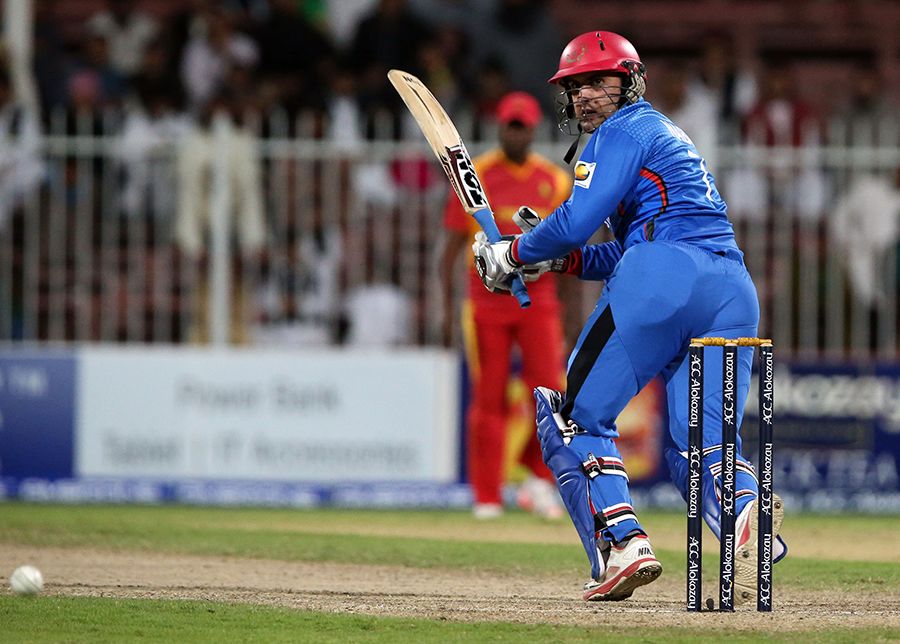 Mohammad Nabi turns the ball down the leg side | ESPNcricinfo.com
