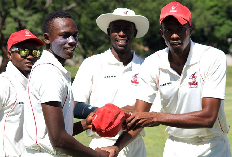 Brandon Mavuta gets his first-class cap from Remembrance Nyathi ...