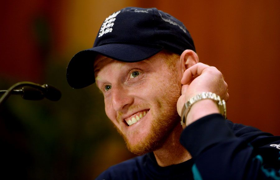 Ben Stokes has a laugh at a press conference | ESPNcricinfo.com