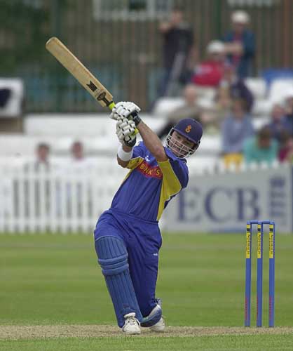 Derby opener Steve Stubbings with a forceful stroke | ESPNcricinfo.com