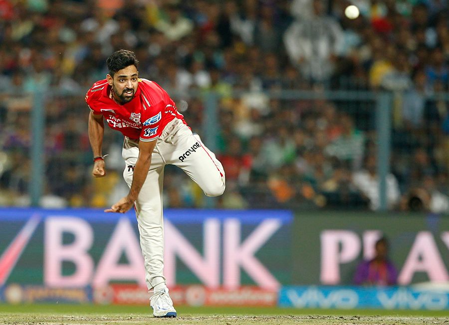 Left-arm spinner Swapnil Singh in his delivery stride | ESPNcricinfo.com