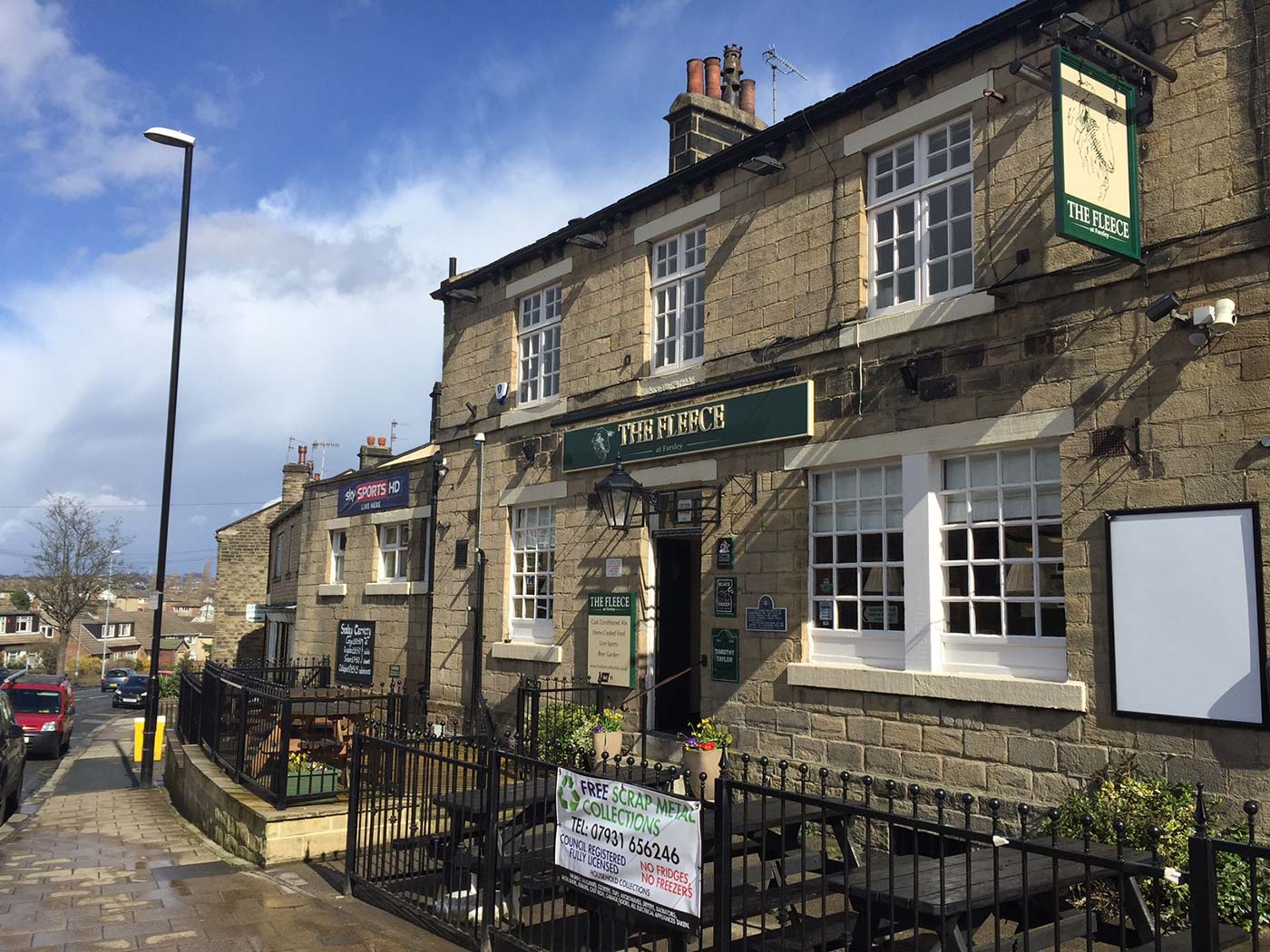 A café in Farsley, Yorkshire | ESPNcricinfo.com