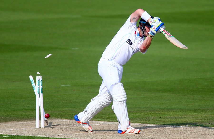 Hamish Rutherford loses his off stump | ESPNcricinfo.com