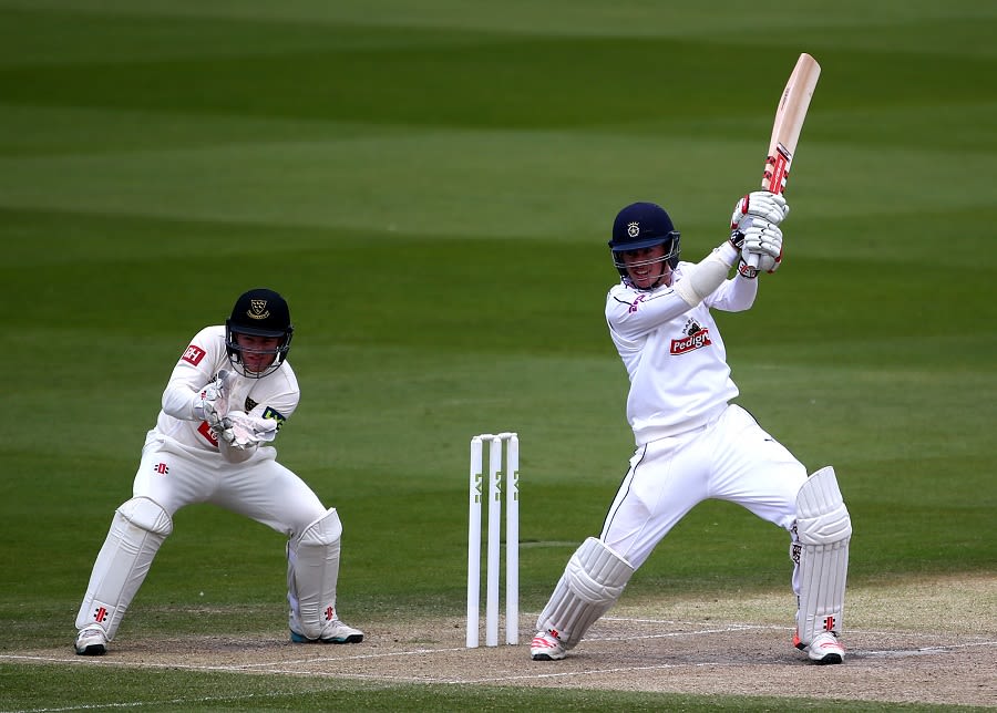 Hampshire's Sean Terry slaps one through the off side | ESPNcricinfo.com